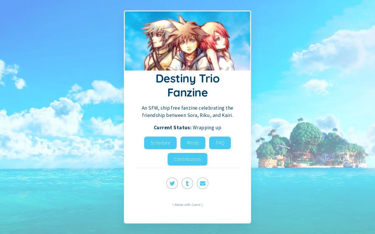Destiny Trio Fanzine